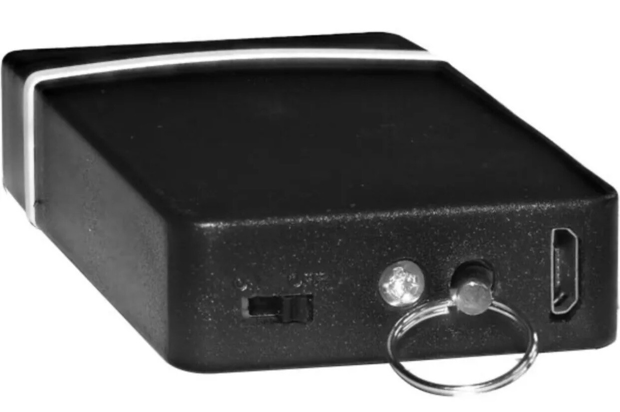 MINI 3" Women Safety Defense BLACK KEYCHAIN HAND Stun RECHARGE LED ...