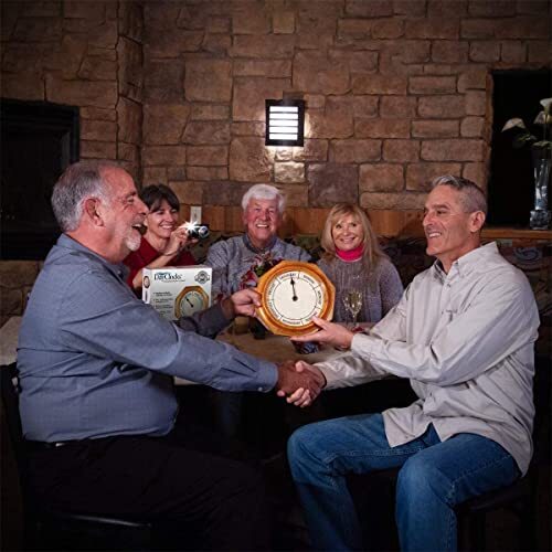 Dayclocks Classic Day-Of-The-Week Wall Clock With Solid Wood-Octagonal ...