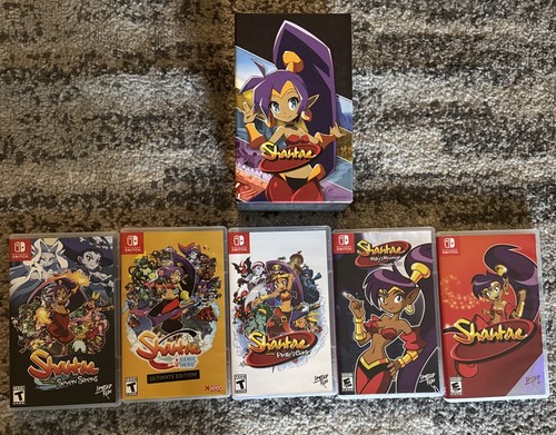 Shantae Switch Set Complete 5 Game Collection with Slip Cover | eBay