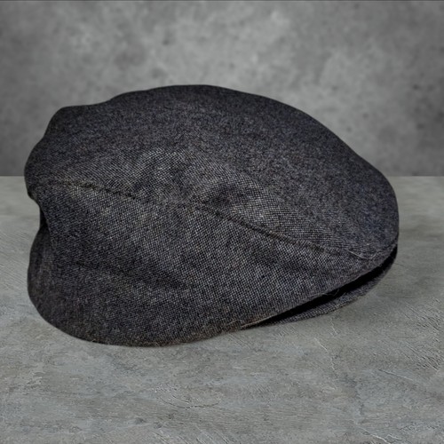 Vintage SIMA INTERNATIONAL Men's 100% WOOL Gray Beret Newsboy Cap Hat ...