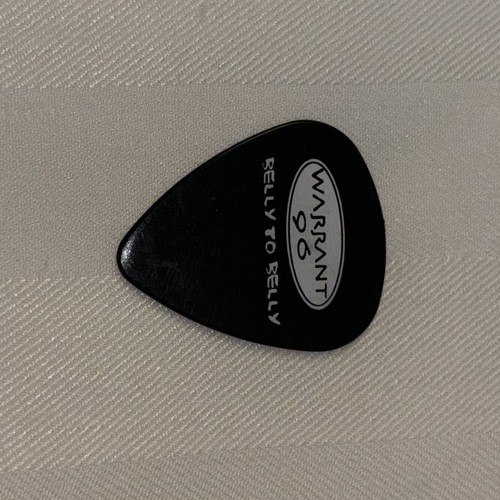 WARRANT Rick Steier 1997 Belly To Belly Concert Tour GUITAR PICK! JANI ...