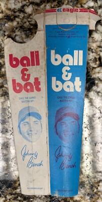 1975 Johnny Bench Batter Up Bat/Ball Packaging Cincinnati Reds | eBay