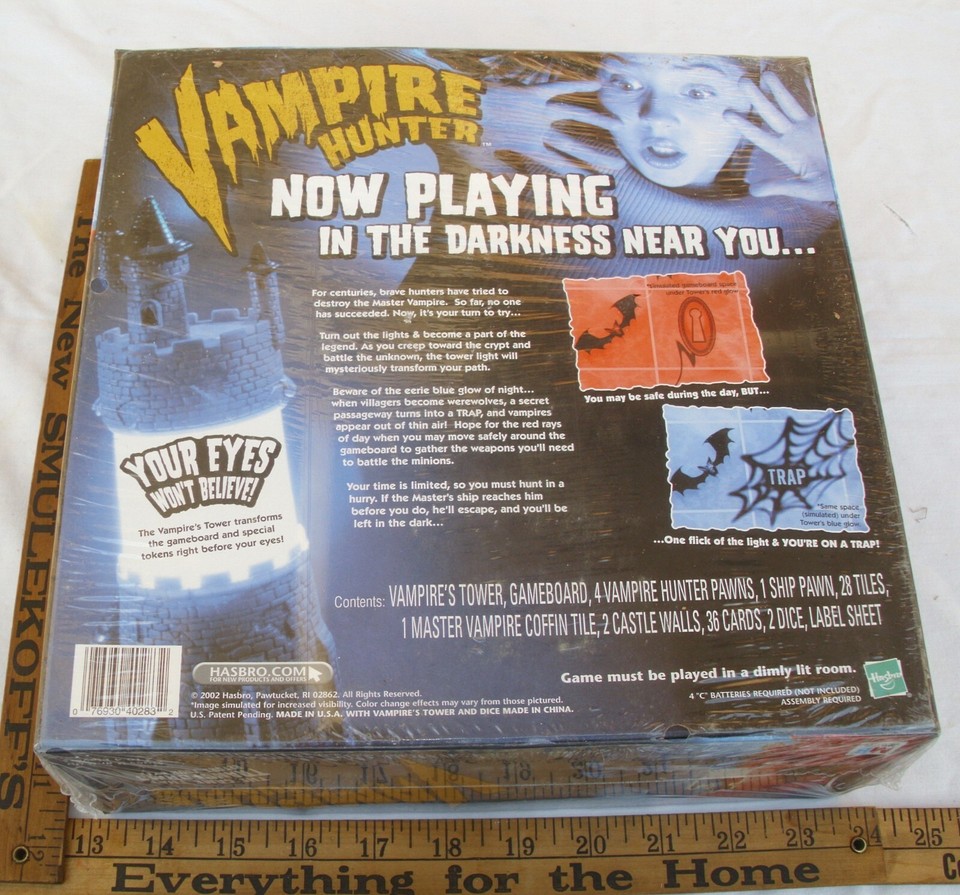 MILTON BRADLEY VAMPIRE HUNTER GAME BOXED SEALED 2002 | eBay