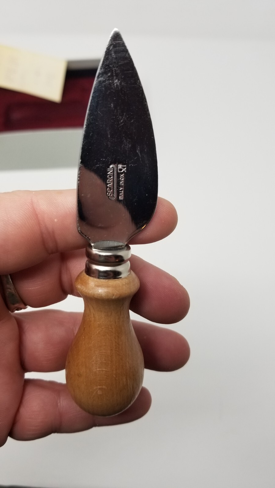 Scaroni Double Twist WOODEN ITALY CORKSCREW / CHEESE KNIFE Fontana di ...