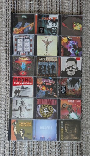 Lot of 18 heavy metal, grunge, hard rock CDs | eBay