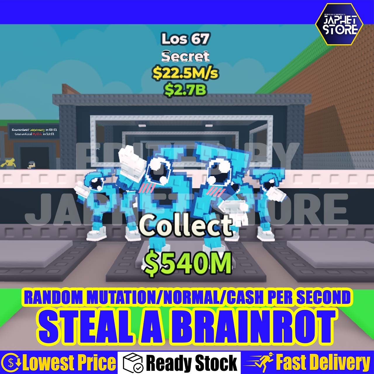 Los 67 Steal A Brainrot - Normal or Random Mutation/Traits | eBay