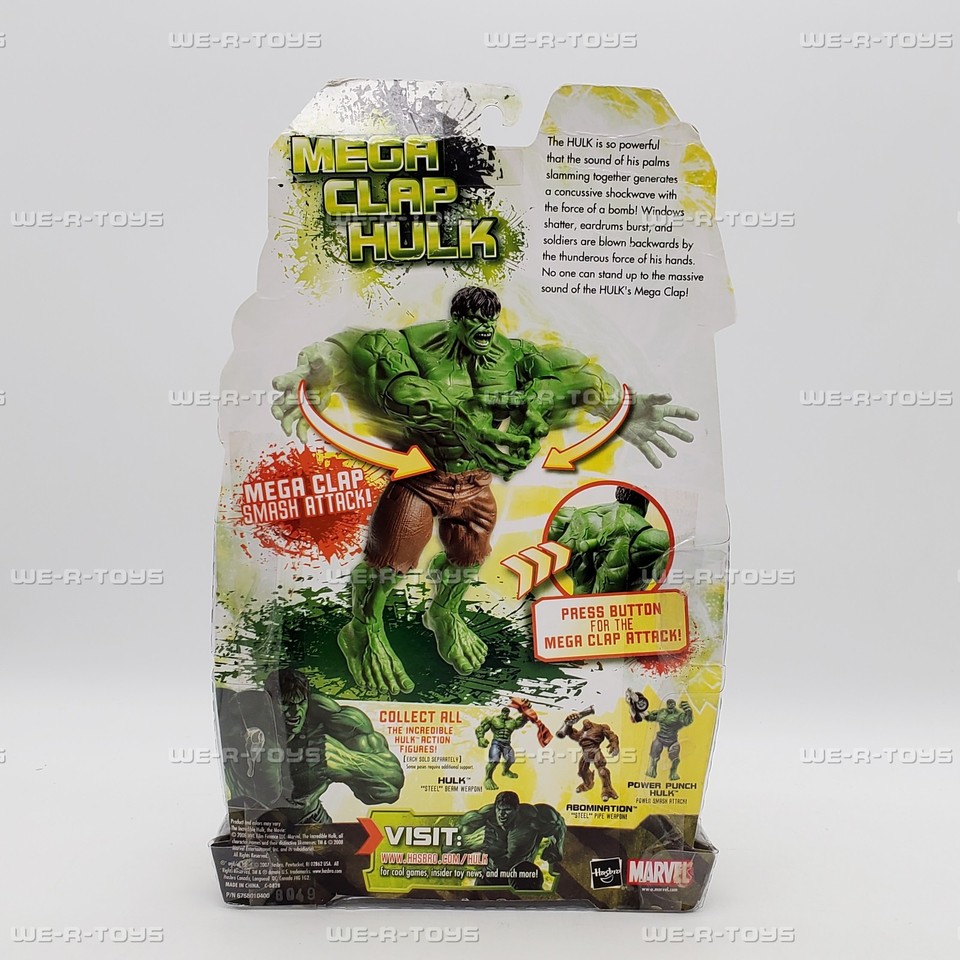 The Incredible Hulk Mega Clap HULK Action Figure Marvel Hasbro NEW | eBay