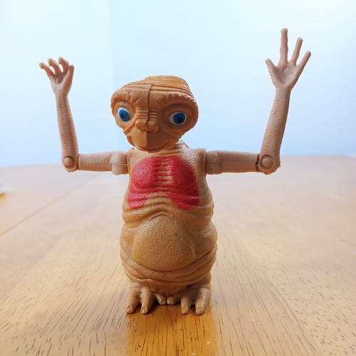 E.T. Extra Terrestrial 4" Figure (LJN, 1982) Extending Neck Articulated ...
