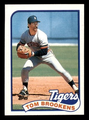 1989 Topps #342 Tom Brookens | eBay