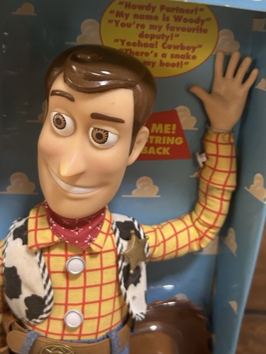 Vintage 1995 Toy Story DISNEY TOY STORY POSEABLE PULL STRING TALKING ...