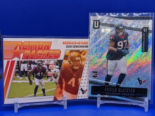 Angelo Blackson 2019 Panini Unparalleled Rookie #75 +Zach Cunningham ...