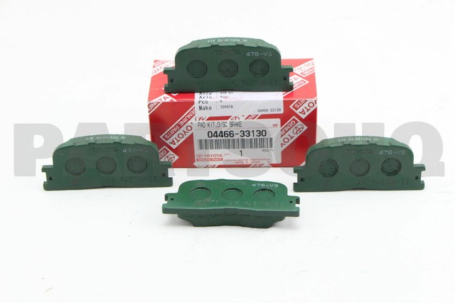 0446633130 Genuine Toyota PAD KIT, DISC BRAKE, REAR 04466-33130 | eBay