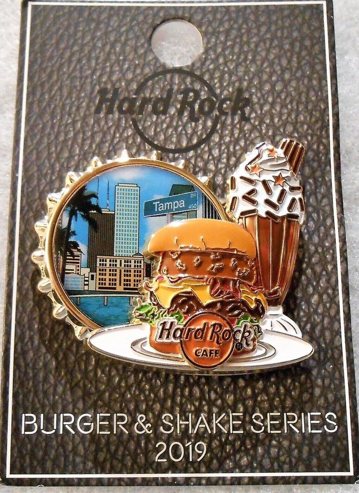 HARD ROCK CAFE TAMPA 3D BURGER & SHAKE SERIES PIN # 512032 | eBay