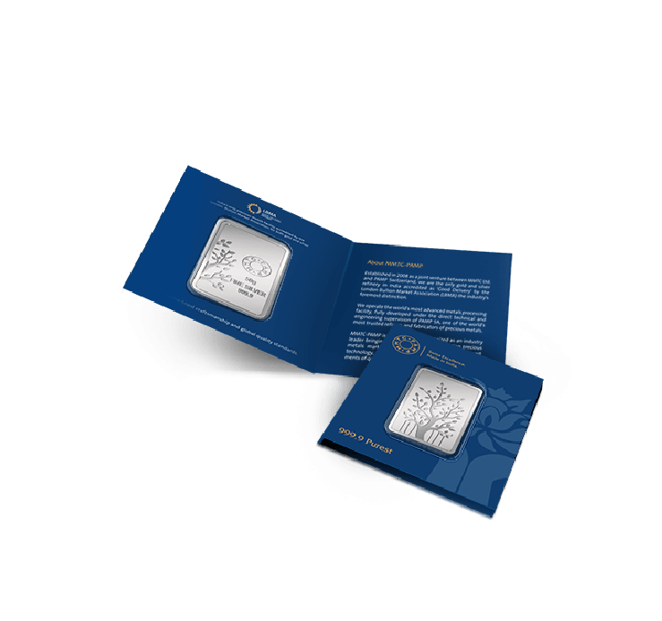 Pamp MMTC Banyan Tree of Life 50 Gram Silver Bar - In Card | eBay