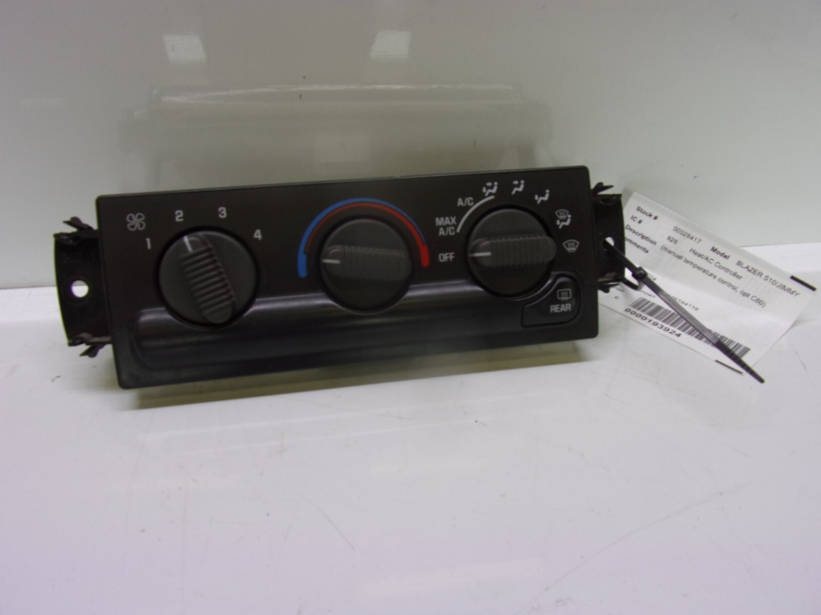 CHEVROLET BLAZER S10/JIMMY S15 2003-2005 Heat/AC Controller | eBay