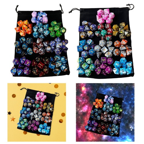 70x Polyhedral Dice Set Dice Kits Table Game Role Playing Toys for ...