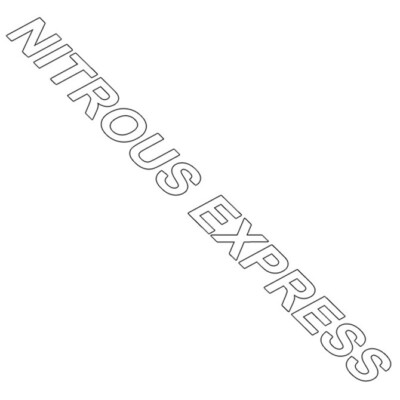 15984 Nitrous Express NX Windshield Decal 40"X3" | eBay