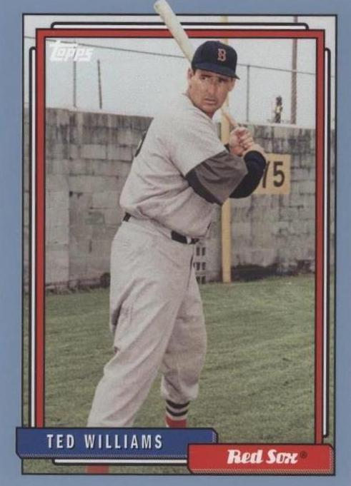 2017 Topps Archives - 1992 Ted Williams #273 Light Blue /75 for sale ...