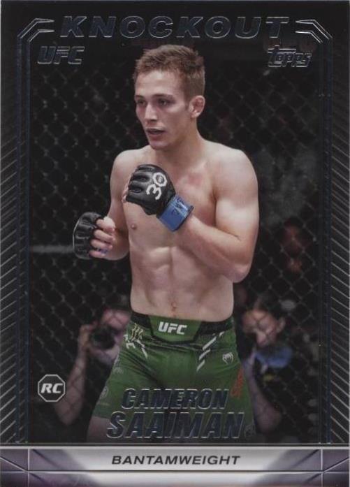 2024 Topps UFC Knockout - Cameron Saaiman #19 (RC) for sale online | eBay