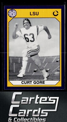 Curt Gore 1990 Collegiate Collection LSU Tigers #55 LSU Tigers | eBay