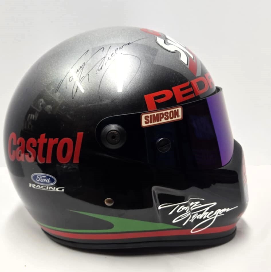 NHRA Tony Pedregon autographed Simpson racing helmet | eBay