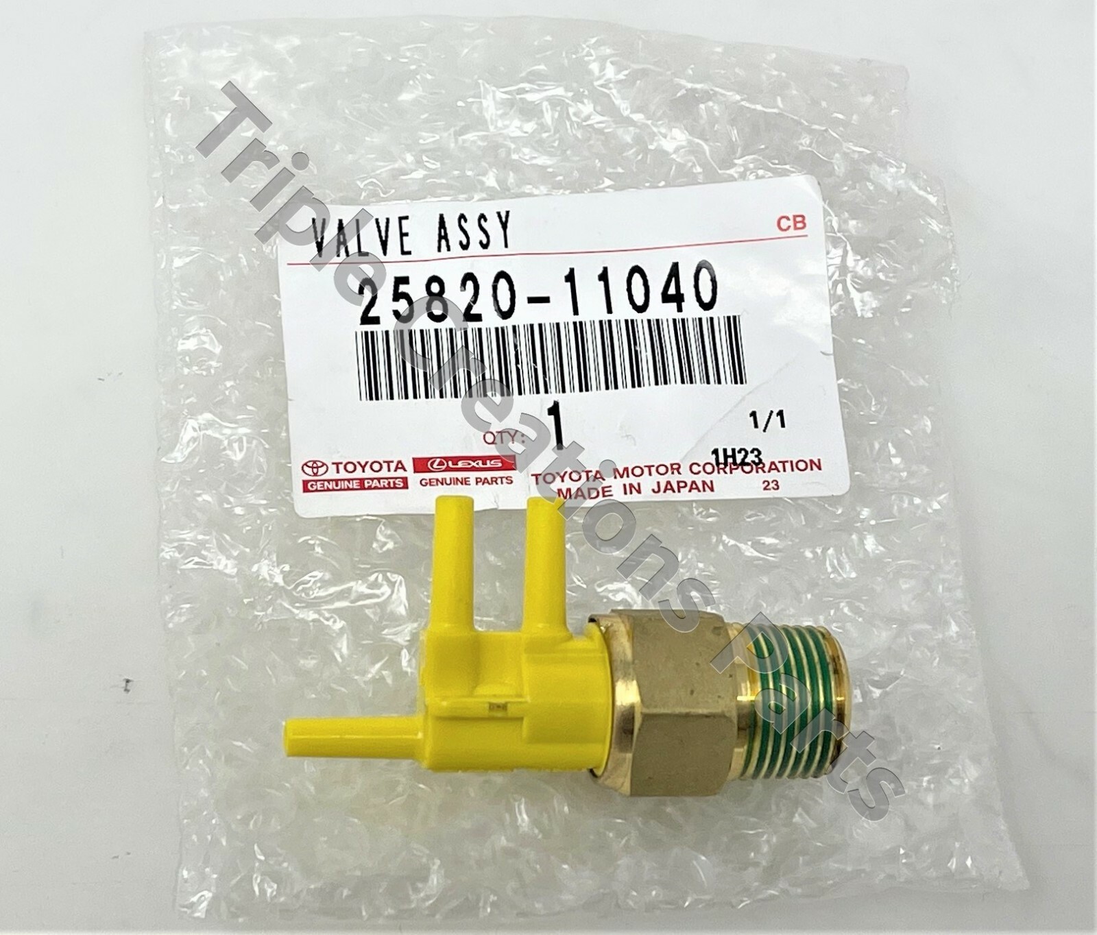 25820-11040 Genuine Toyota Valve Bimetal Vacuum Switching No.1 ...