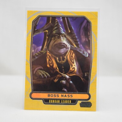 2012 Star Wars Galactic Files Boss Nass #23 Gungan Leader Topps Card | eBay