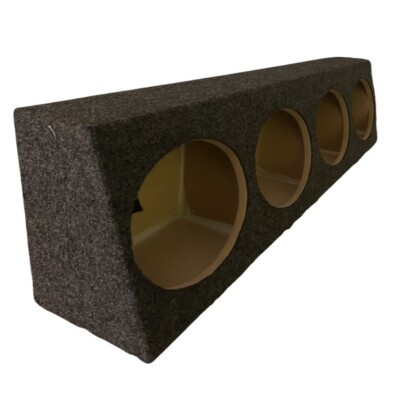 Sound Bar 6X9 4-Hole Double Angle 6x9" Speaker Enclosure Quad Box- Gray ...