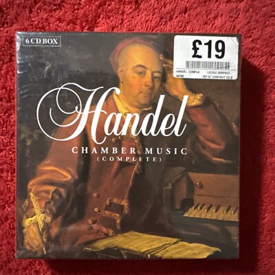 Handel Complete Chamber Music L´ECOLE D´ORPHEE Brilliant Classics 6 CD ...