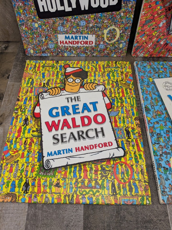 VTG Where’s Waldo Lot of 4 The Great Waldo Search Find Waldo Now ...