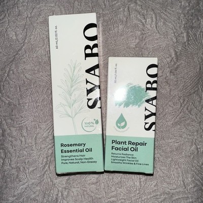 Syabo Plant Repair Facial Oil & Rosemary Essential Hair Oil | eBay