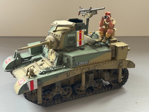KING AND COUNTRY WW2 WWII EA106 M3 STUART 'HONEY' DESERT TANK 'DESERT ...