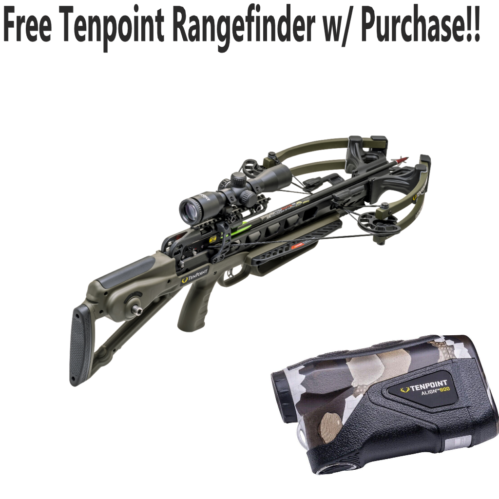 TenPoint Venom X in Mossy Green Camo CB24007-1559 w/ Free Tenpoint ...