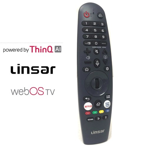 Genuine LINSAR WebOS MAGIC TV REMOTE CONTROL 65" 70" 75" 82" UHDNF MR20 ...