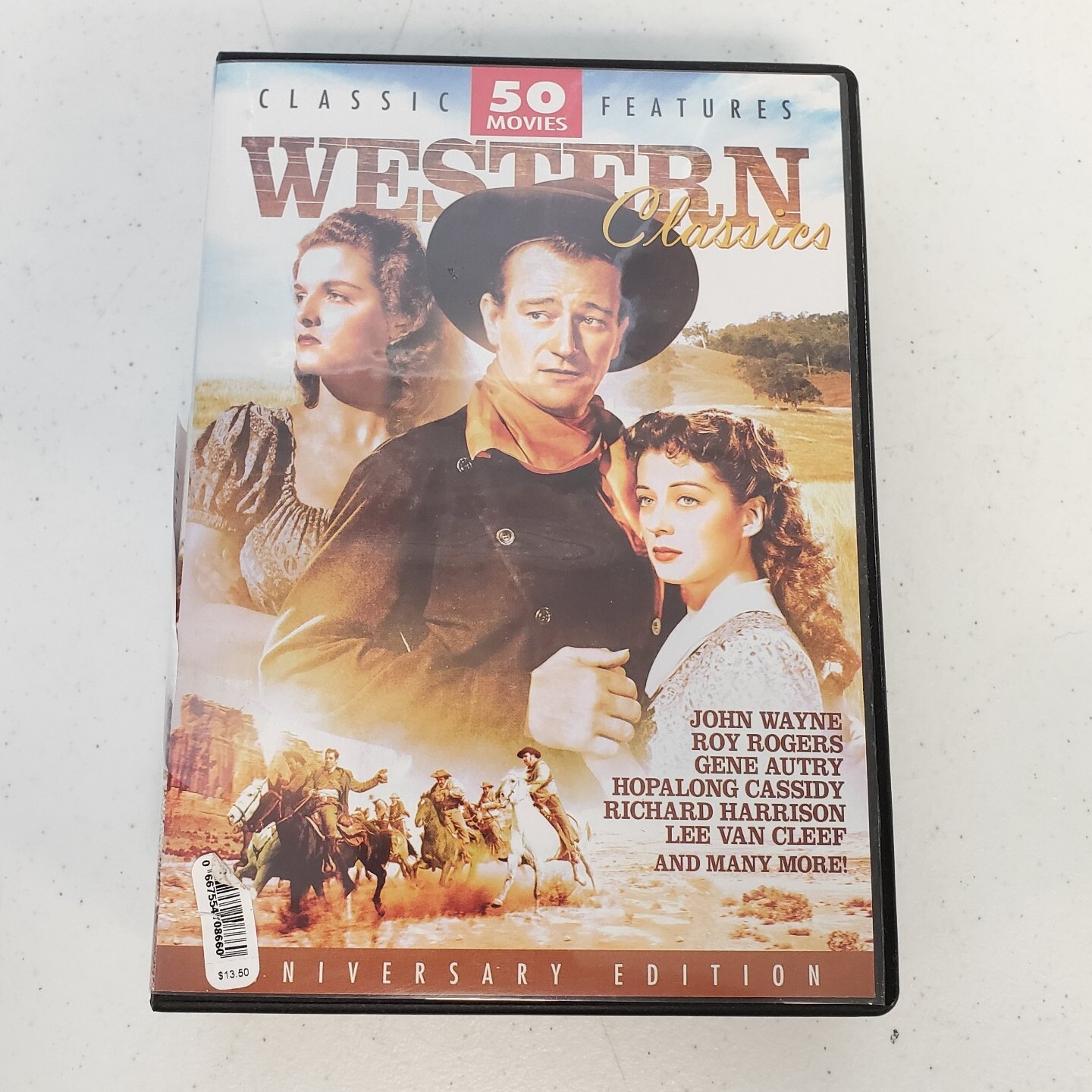 Western Classics Features 50 Movies Box Set of 12 DVD Disc 7 Missing ...