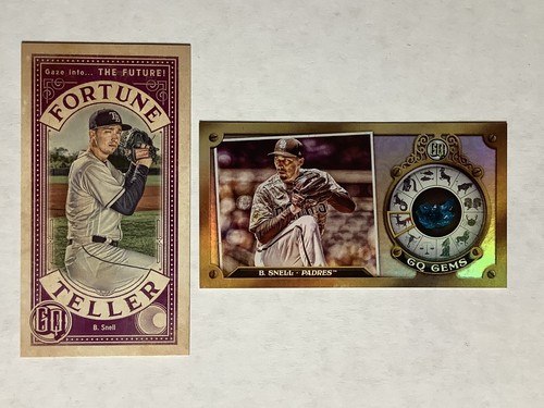 2022 TOPPS GYPSY QUEEN Blake Snell GQ GEMS 2019 FORTUNE TELLER MINI ...