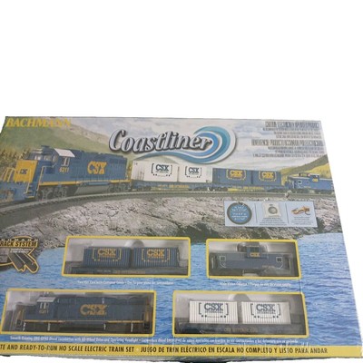 HO Coastliner CSX Train Set 22899007342 | eBay