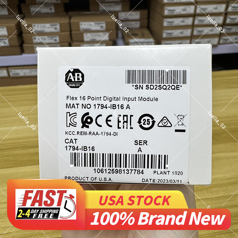 New Sealed Allen Bradley 1794-IB16 SER A Flex I/O Input Module 1794 ...