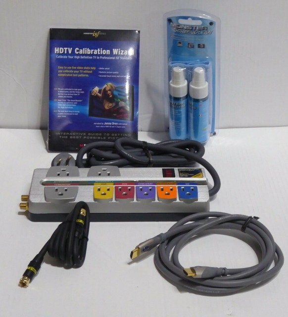 Monster Power HT700 Home Theatre PowerCenter Surge Protector Outlet for ...