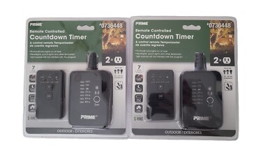 Set Of 2 - Prime Remote Controlled Countdown Timer 54732824120| eBay