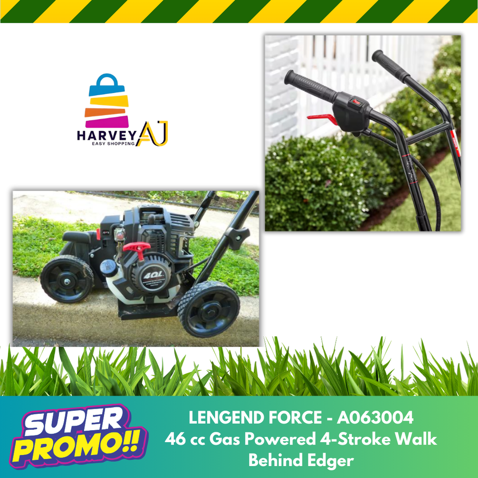 Legend Force A063004 - 46 cc Gas Powered 4-Stroke Walk Behind Edger | eBay