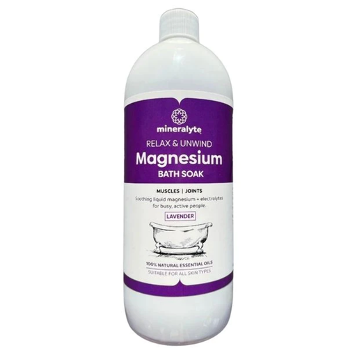 Mineralyte - Magensium Relax Liquid Magnesium Bath Soak - Lavender ...