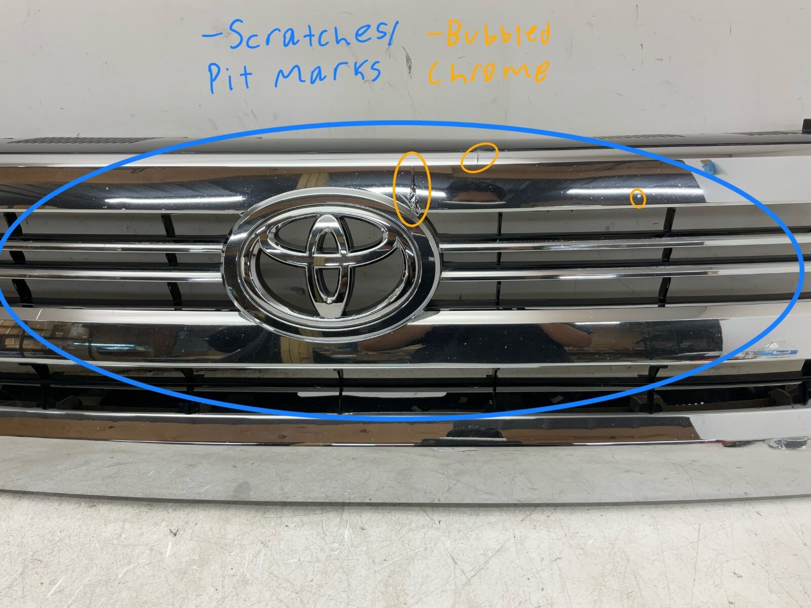 Toyota Tundra Sr5 OEM Chrome Front Grill Grille 53114-0c080 2014 for ...