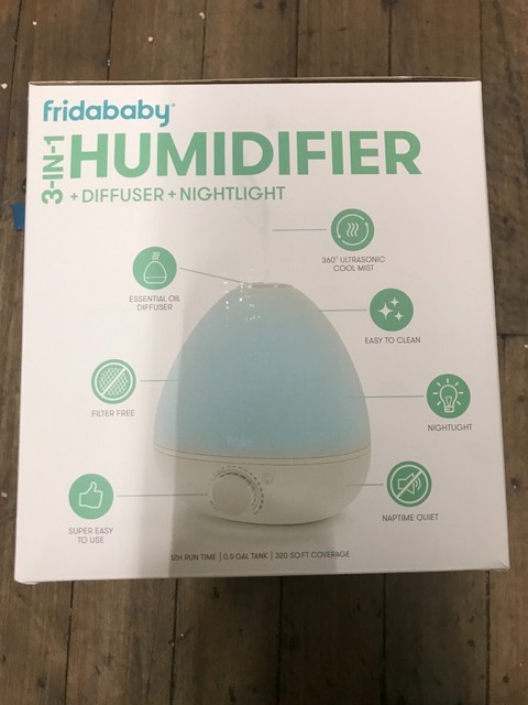 FridaBaby 3-in-1 Humidifier Diffuser Nightlight for Nursery Sinus ...