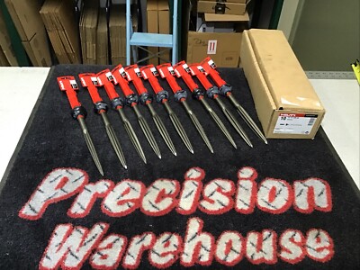 10- Hilti TE-YP SM 36 Pointed Polygon Chisel 282264 OAL 14" SDS Spline ...