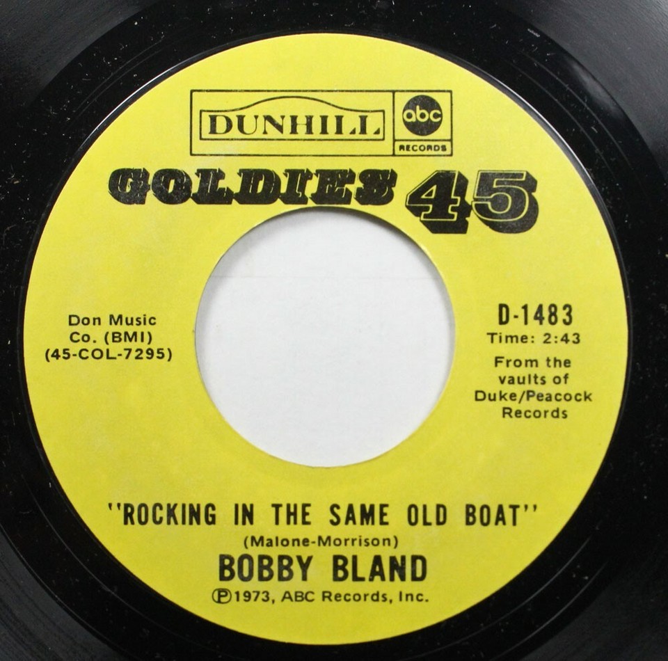 Soul Nm! 45 Bobby Bland - That'S The Way Love Is / Rocking In The Same ...