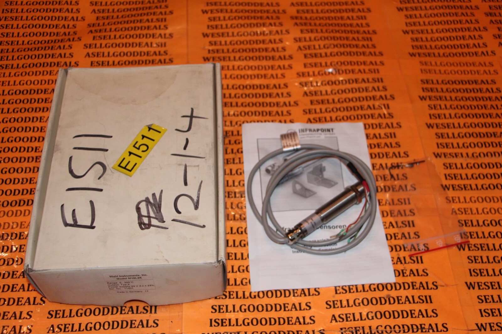 Wahl Instruments M10L2K Infrapoint Infrared Temperature Sensor 0-300c ...