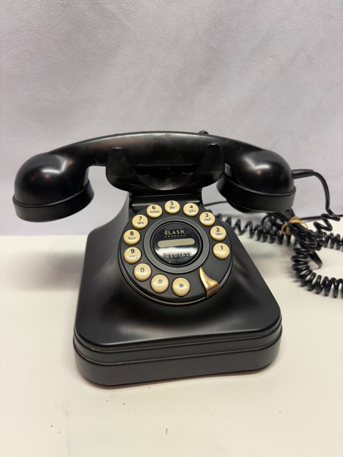 Grand Phone Telephone Push Button Vintage Retro Rotary Style black PF ...