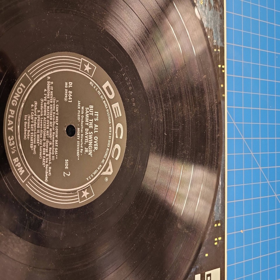 Decca Records Sammy Davis Jr Its All Over But The Swingin' DL-8641 ...