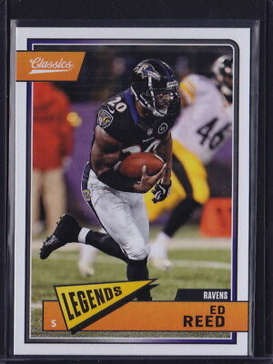 2018 PANINI CLASSICS LEGENDS ED REED #104 RAVENS TEXANS JETS | eBay